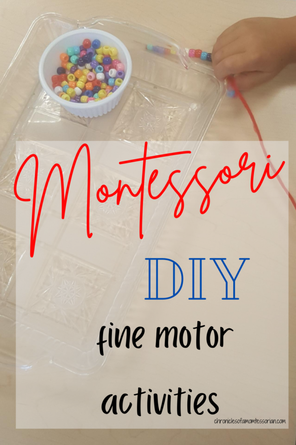 DIY Montessori fine motor activities | Chronicles of a Momtessorian