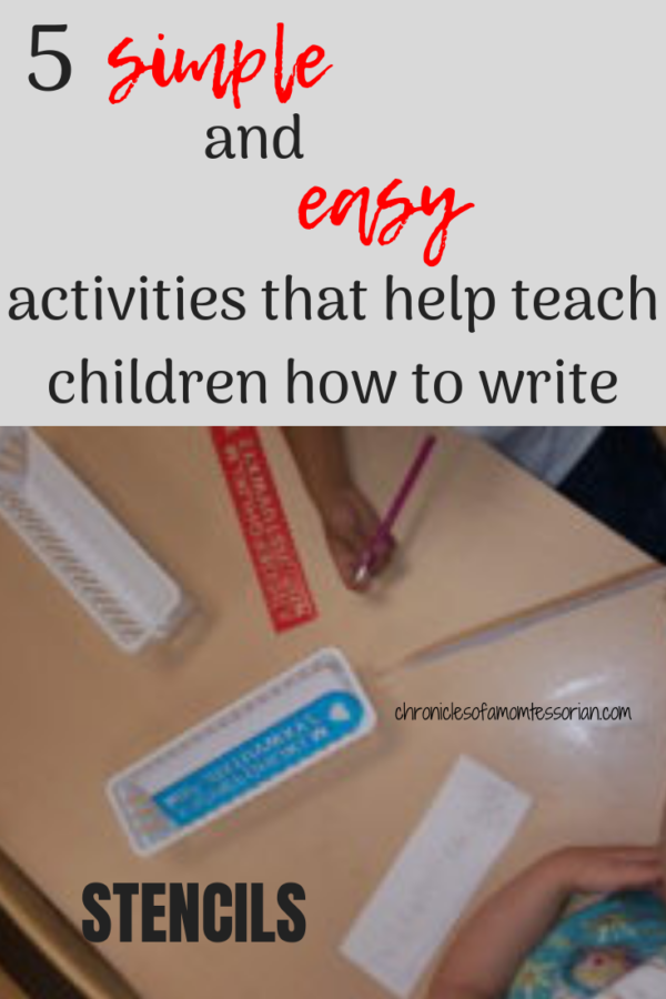 Easily teach children to write with these activities | Chronicles of a ...