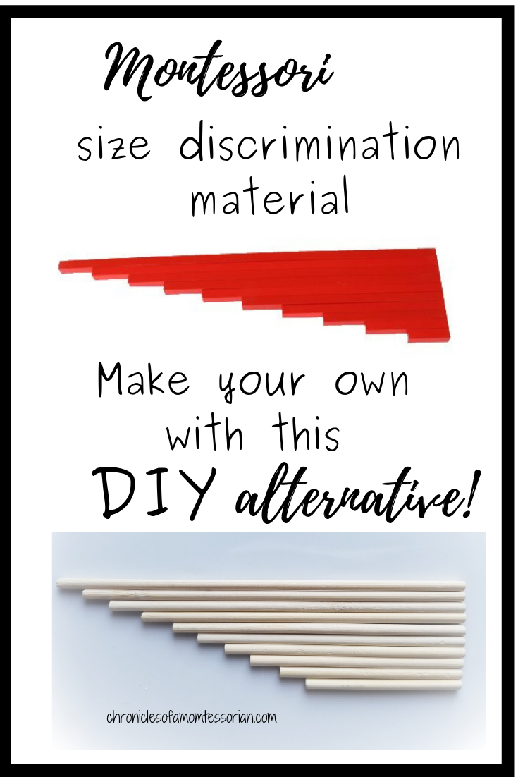 DIY red rods | Chronicles of a Momtessorian