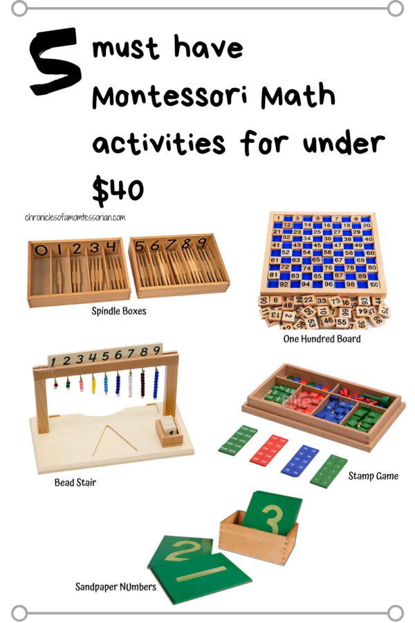5 must have Montessori Math materials under | Chronicles of a Momtessorian